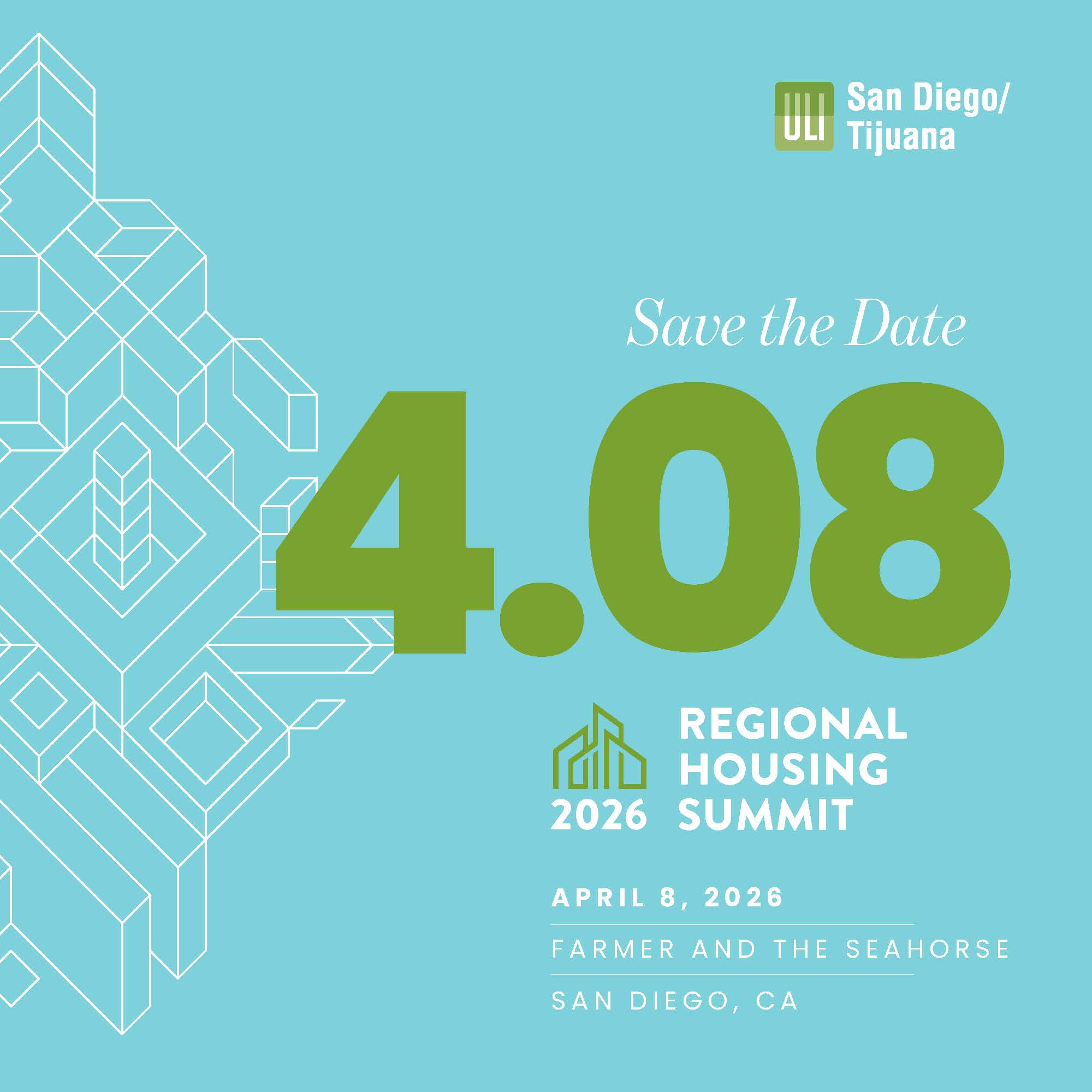 ULI San Diego/Tijuana - 2026 Regional Housing Summit | Urban Land Institute