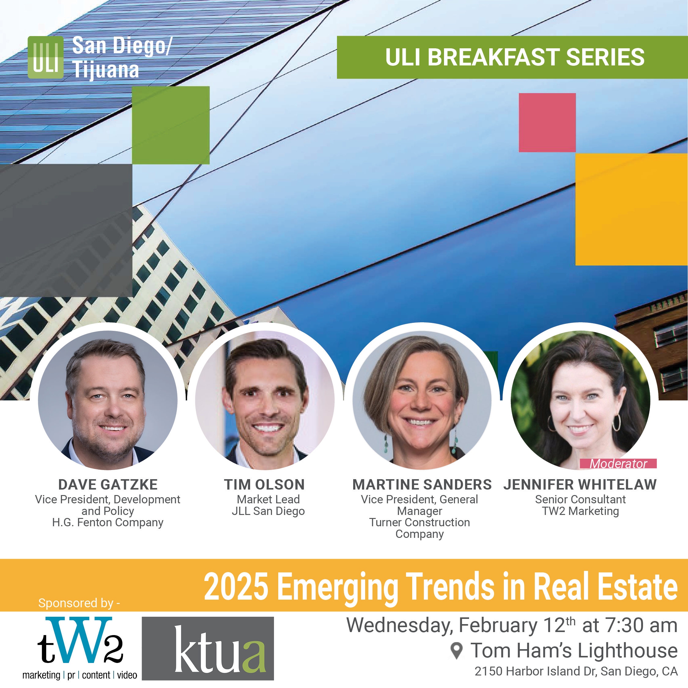ULI San Diego/Tijuana - ULI Breakfast Series: 2025 Emerging Trends in ...